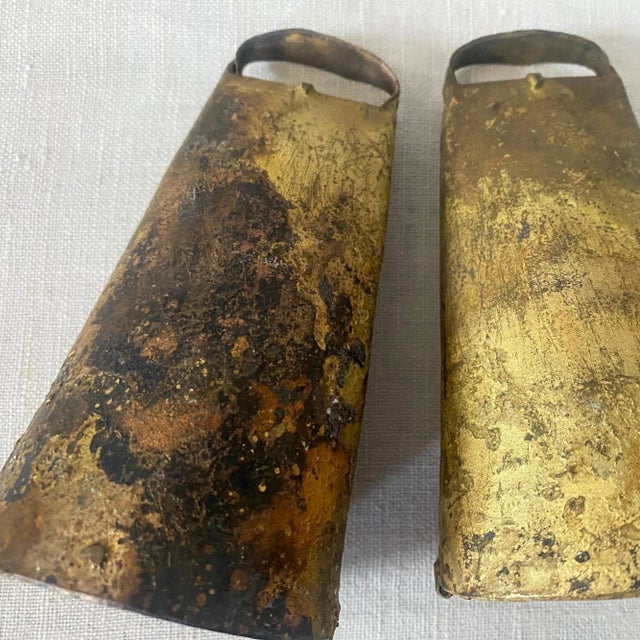 Early 20th Century Brazilian Cow Bells- a Pair | Chairish