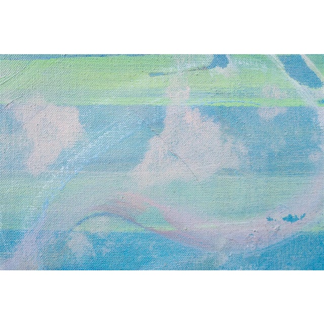 1990s James Canavan Large Modern Abstract Oil Painting on Canvas | Chairish