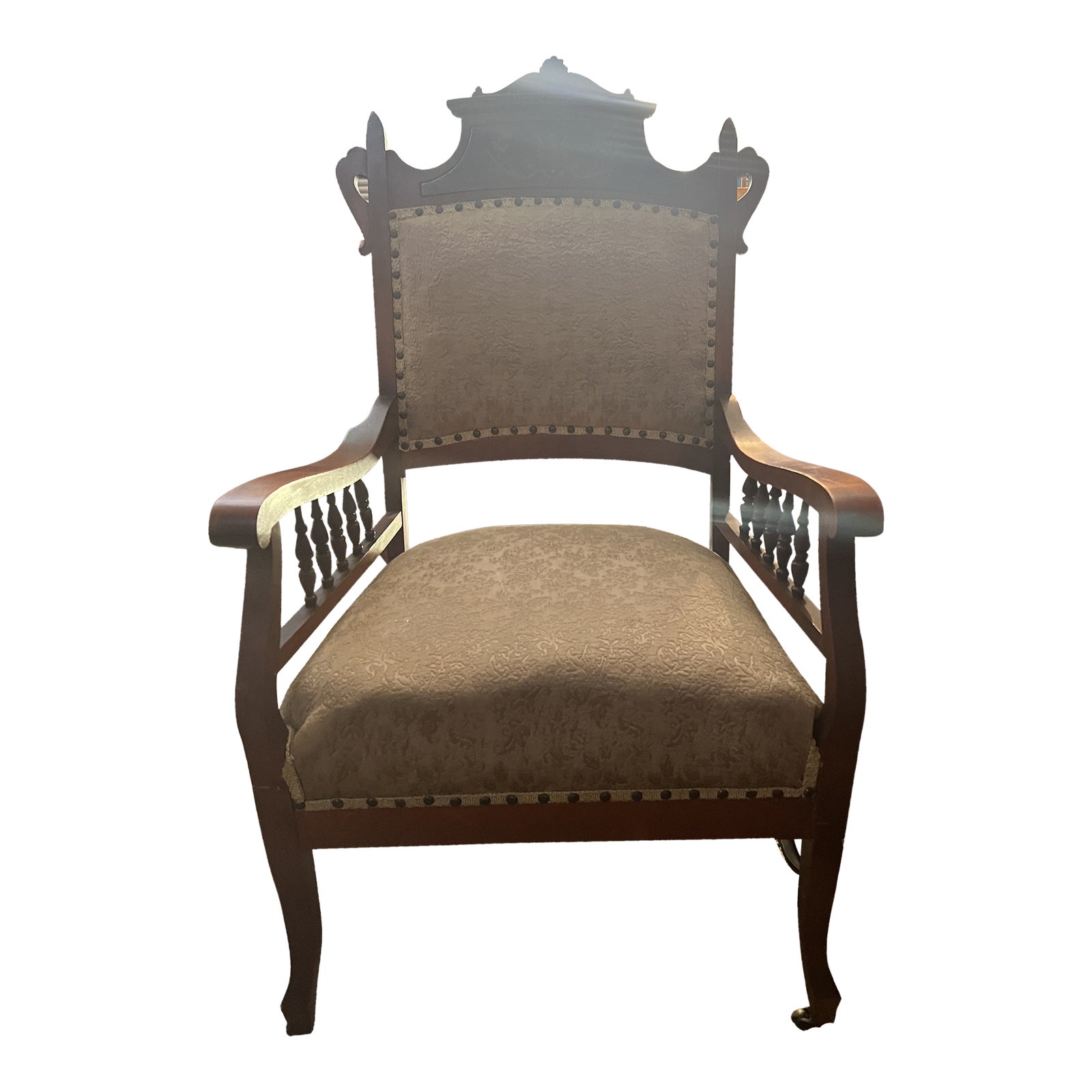 Late 19th Century Victorian Parlor Chair | Chairish
