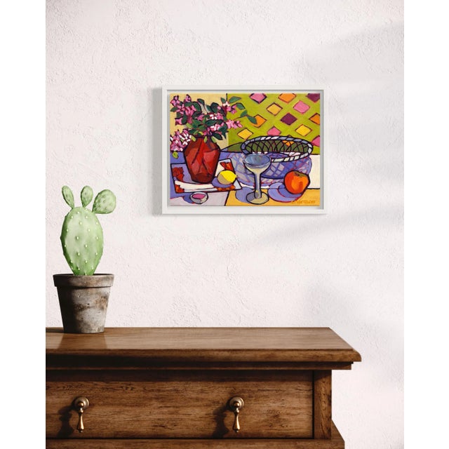 "Transparent Moments" Original Contemporary Fauvist Still Life Painting ...