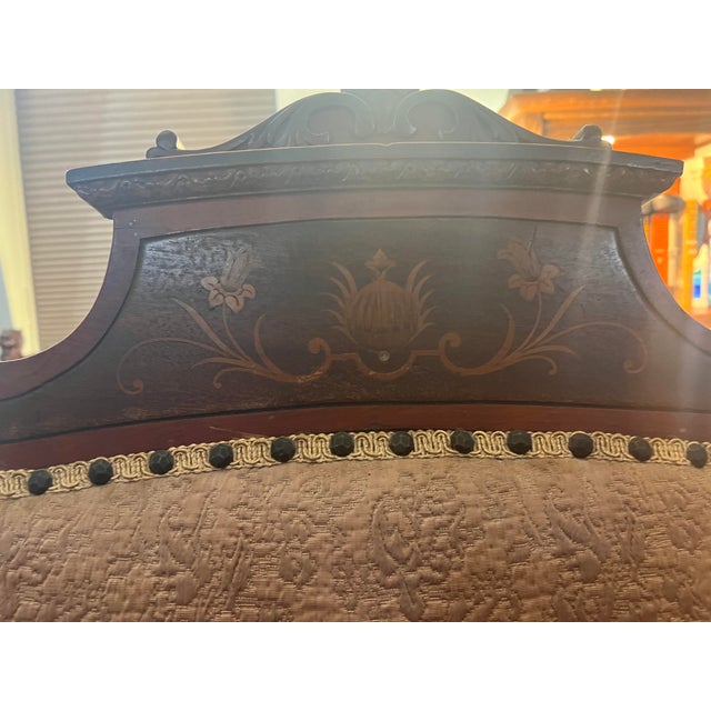 Late 19th Century Victorian Parlor Chair | Chairish