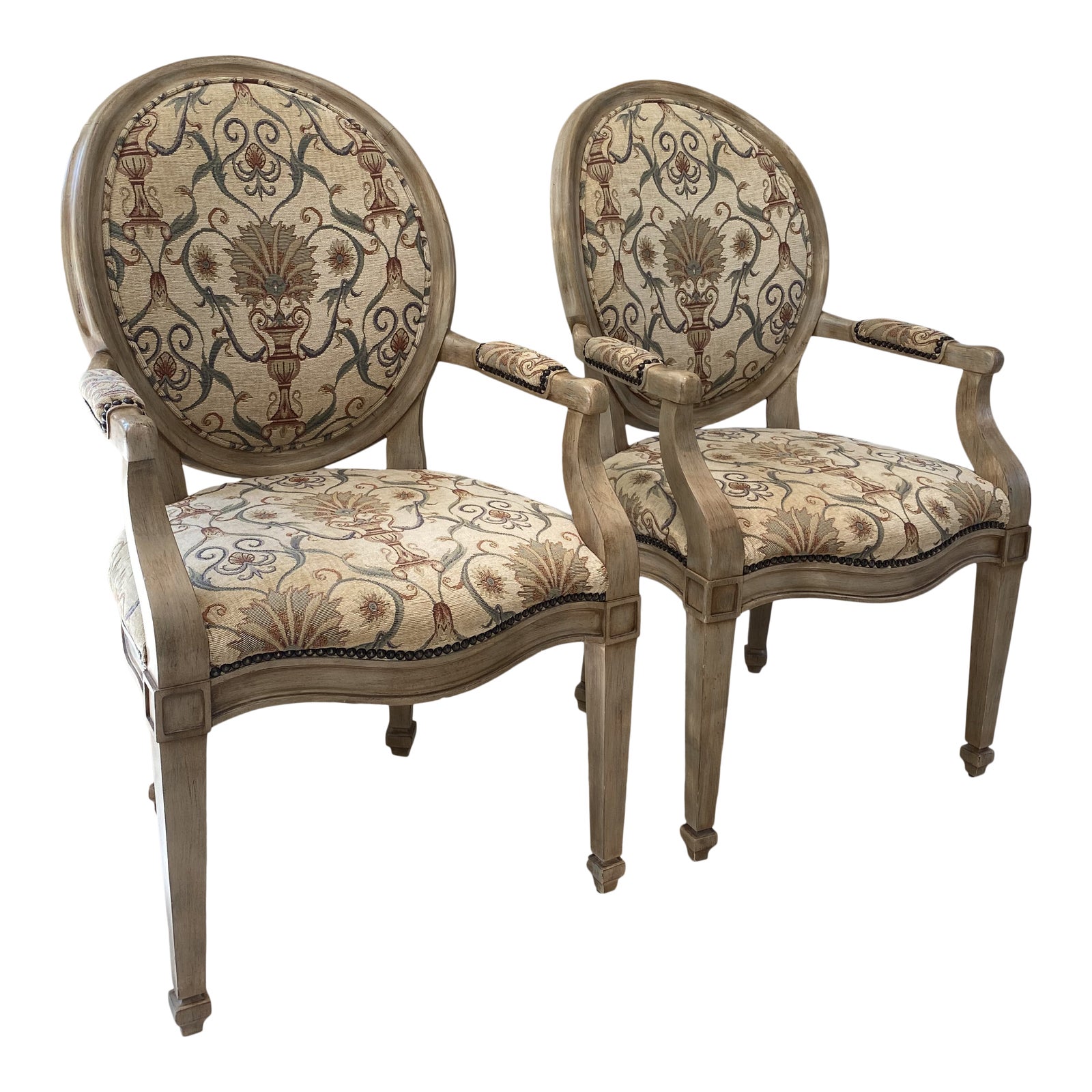 1990s Vintage Henredon Chairs - Set of 2 | Chairish