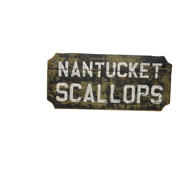 1950s Nantucket Scallop Sign | Chairish