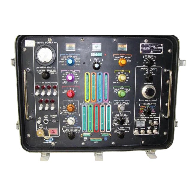 Mid-20th Century Artifact Television Multi Test Panel | Chairish