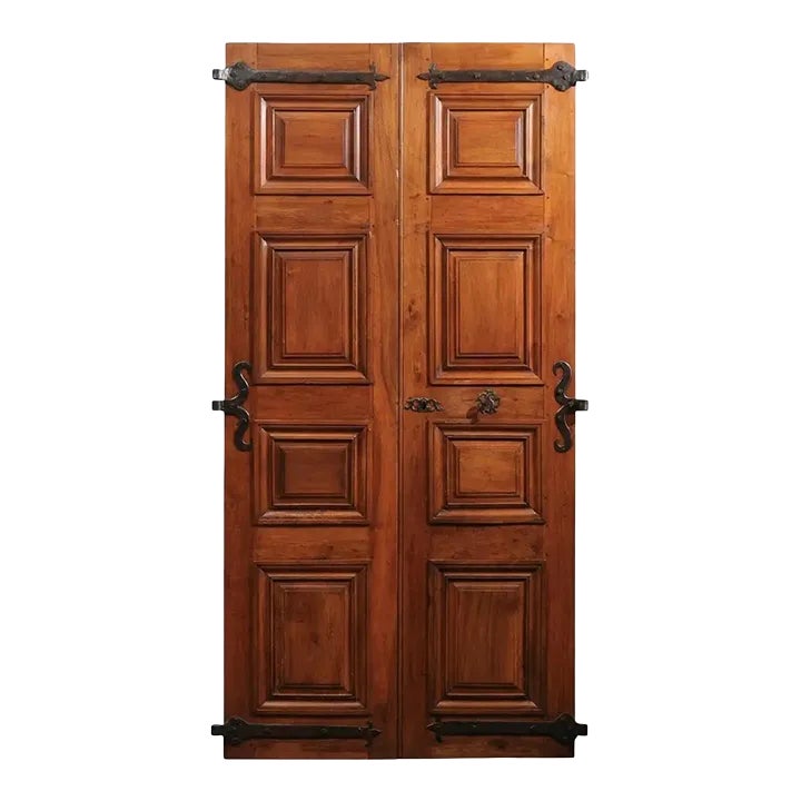 French 1710s Walnut Communication Doors from Convent in Saint-Hippolyte ...