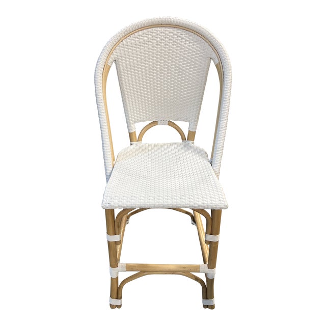 White French Riviera Style Bistro Counter Stools | Chairish