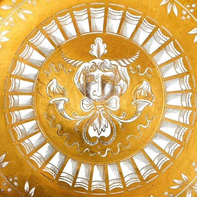 Le Tallec Hand-Painted Porcelain Plates With Gold Greek Mythology ...