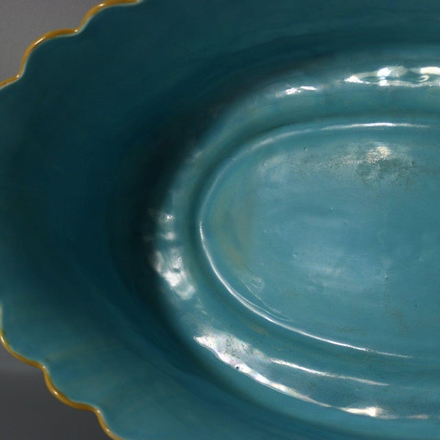 Minton Majolica Cupids Oval Jardiniere | Chairish