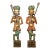 Antique Large Solid Wood Rajasthani Royal Guard Gatekeeper Figurines ...