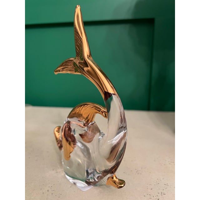 Vintage Franco Moretti Murano Glass Art Fish | Chairish