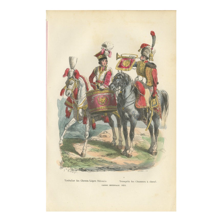 Andrew Best & Leloir after Horace Vernet, Marine of the Imperial Guard ...
