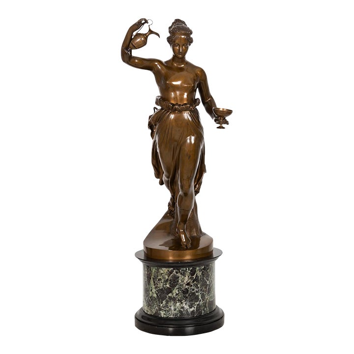 Italian Bronze Sculpture of “Hebe” After Antonio Canova by Boschetti ...