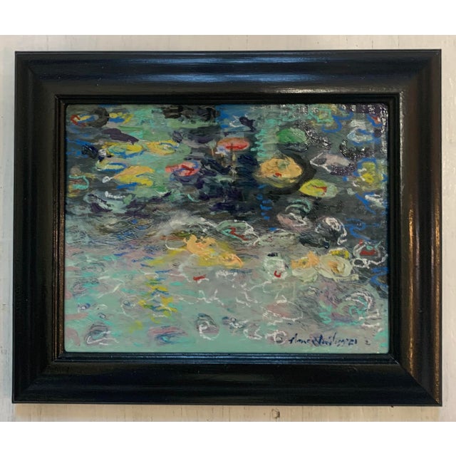 "Lily Pads" Contemporary Expressionist Original Botanical Pastel Oil ...