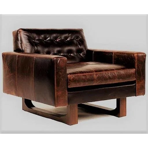 DesignXQ Barracuda Cognac Lounge Chair | Chairish