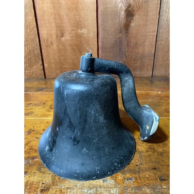 1970s Cast Iron Dinner Bell | Chairish