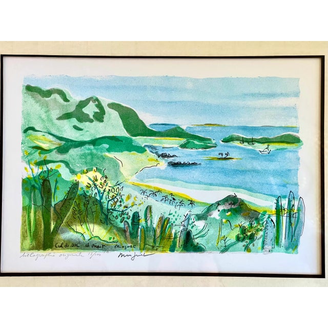 Coastal Alexandre Minguet (1937-1996) Signed Lithographs -- Set of 3 ...