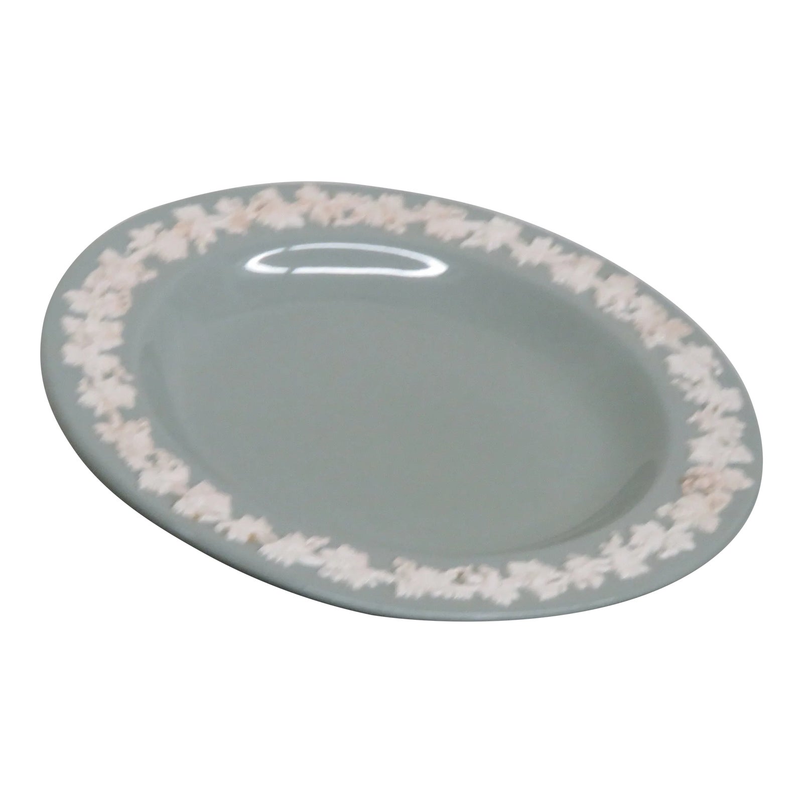 Wedgwood of Etruria and Barlaston Queensware Green Grapevine Small Dish ...