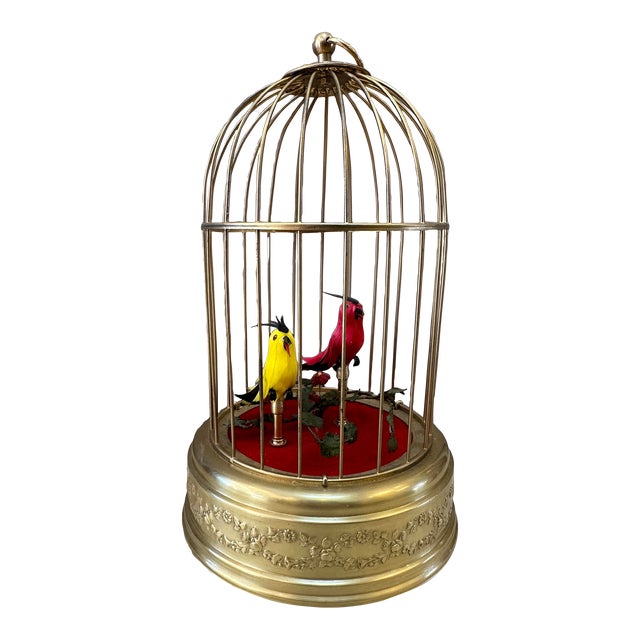 Early 20th Century Musical Birds Automaton | Chairish