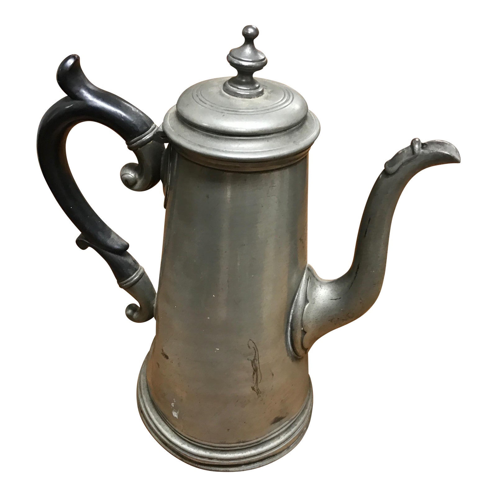 Britannia Metal Beverage Pot | Chairish