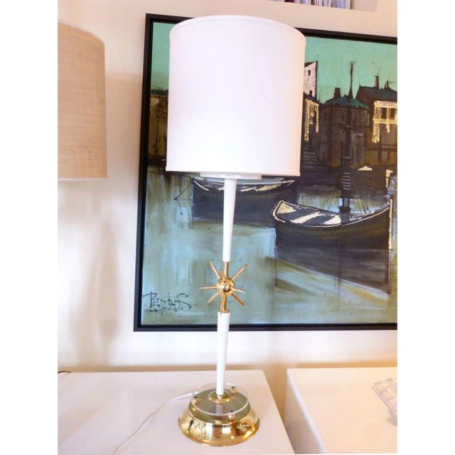Vintage Atomic Style Sputnik Table Lamp | Chairish