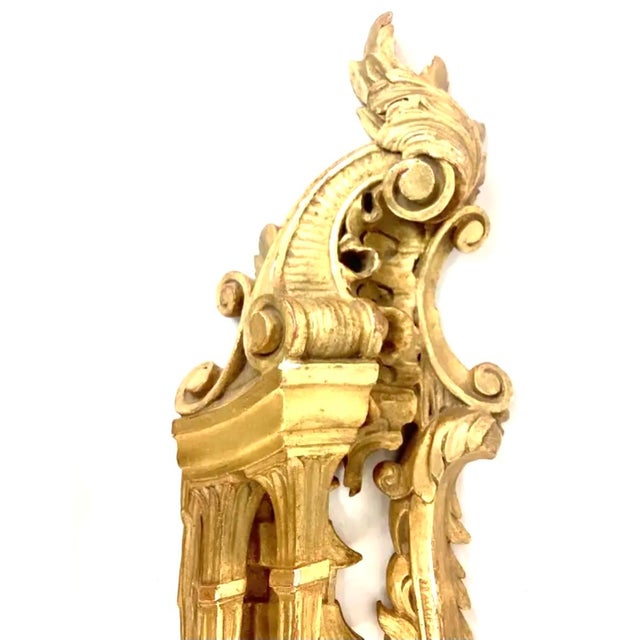 Antique Chinese Chippendale Giltwood Architectural Fragment | Chairish