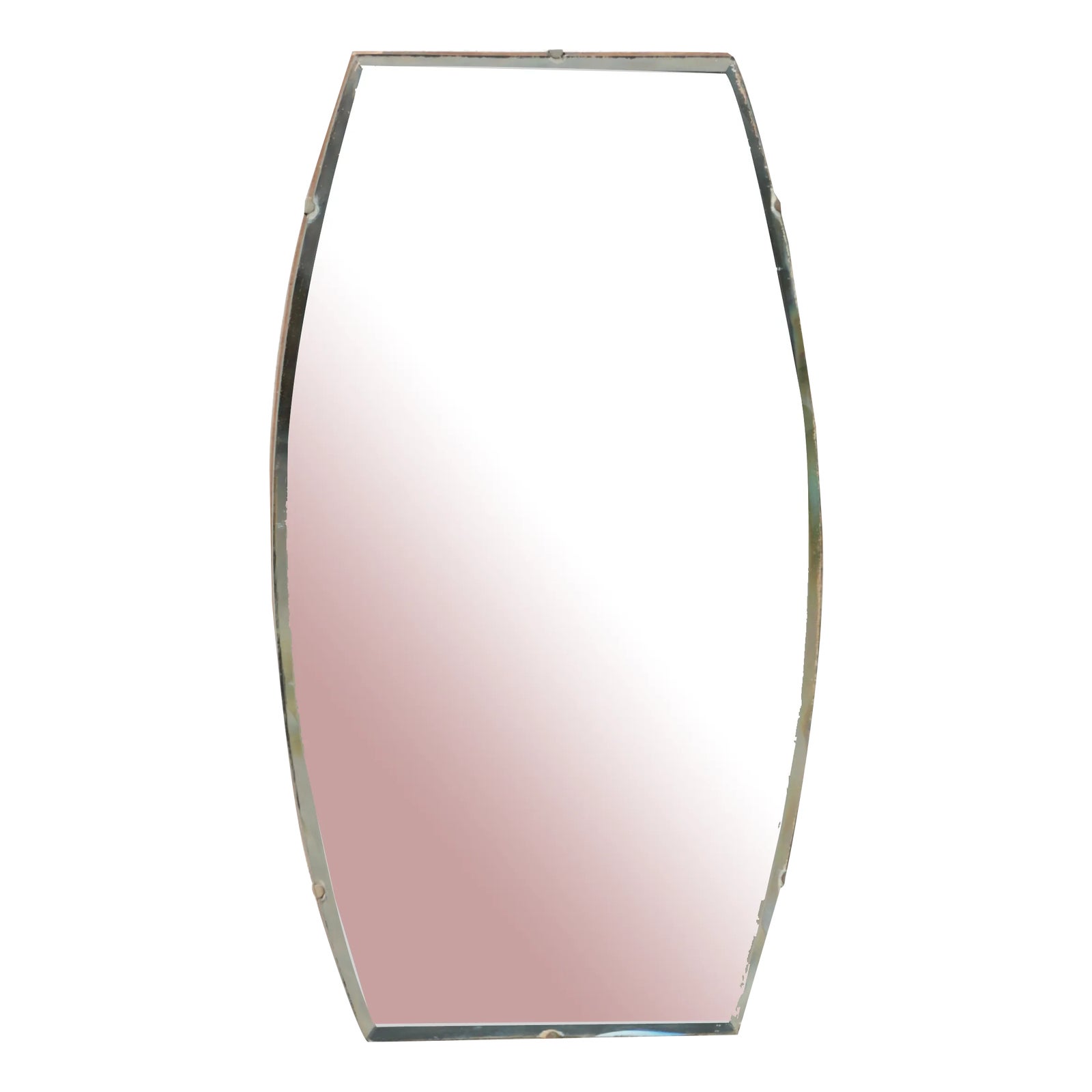 Vertical Beveled Mirror, 1950s | Chairish