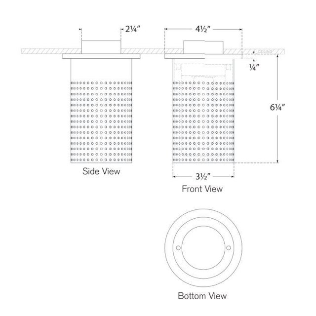 Kelly Wearstler for Visual Comfort Signature Precision Short Monopoint ...