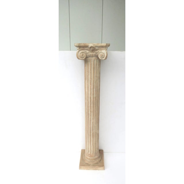 Column Pedestal Pillar Stand Ionic Form Neoclassical Style | Chairish