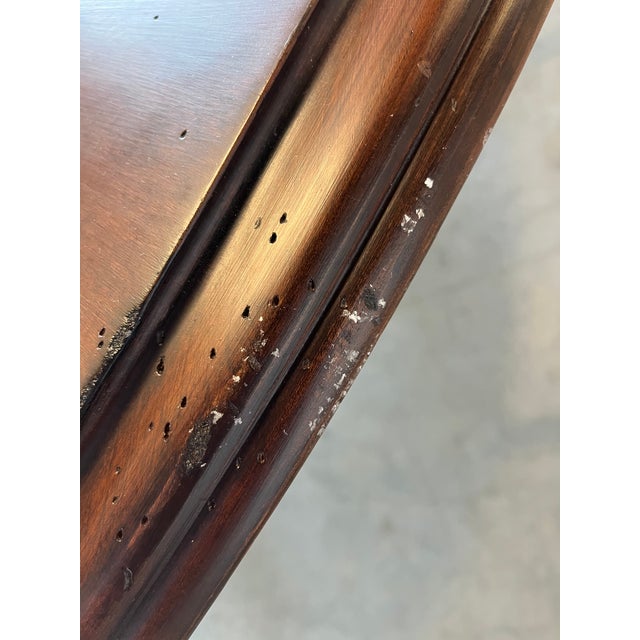 Walnut Volute Extension Dining Table | Chairish