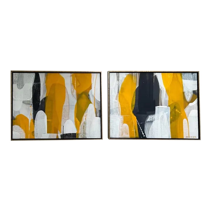Original Abstract Painting by Ian McLeod | Chairish