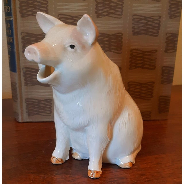 Vintage Otagari Japan Pig Hog Porcelain Figurine | Chairish
