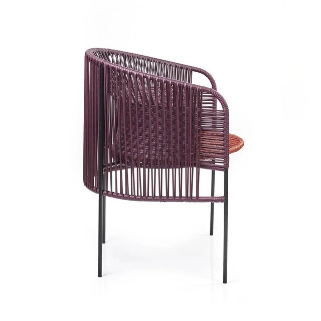 Violet Orange Caribe Chic Dining Chairs by Sebastian Herkner, Set of 2 ...