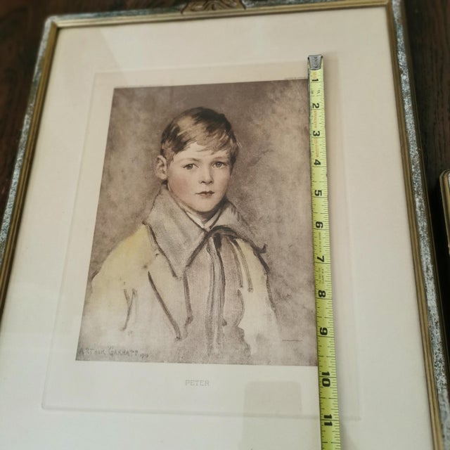 Pair of Young Children Portraits, Peter by Arthur Garratt Charlotte by ...