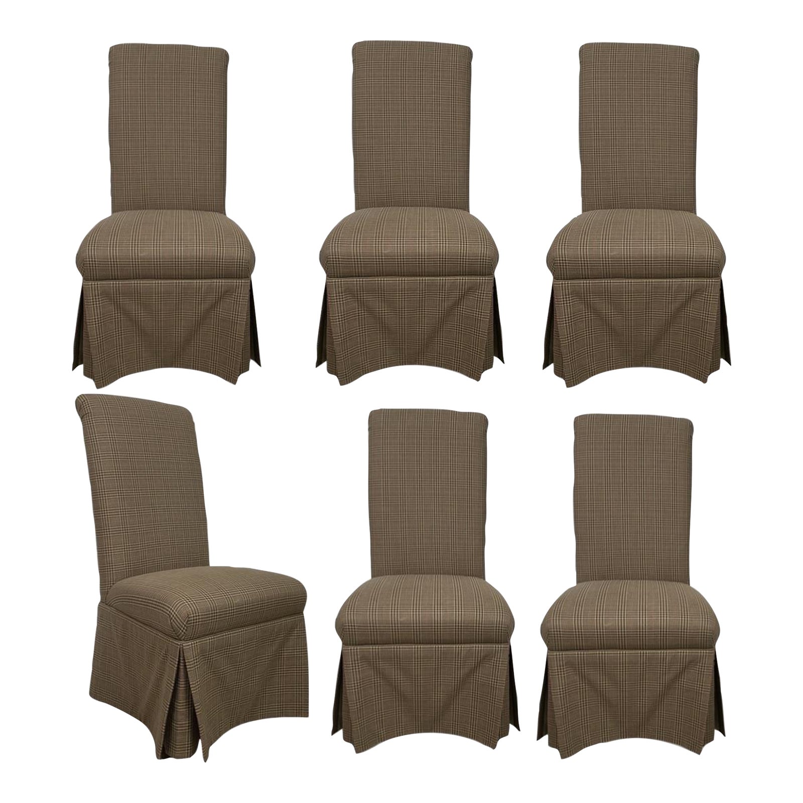 Set of Six Calico Corners Edna Chairs for Dining Room | Chairish