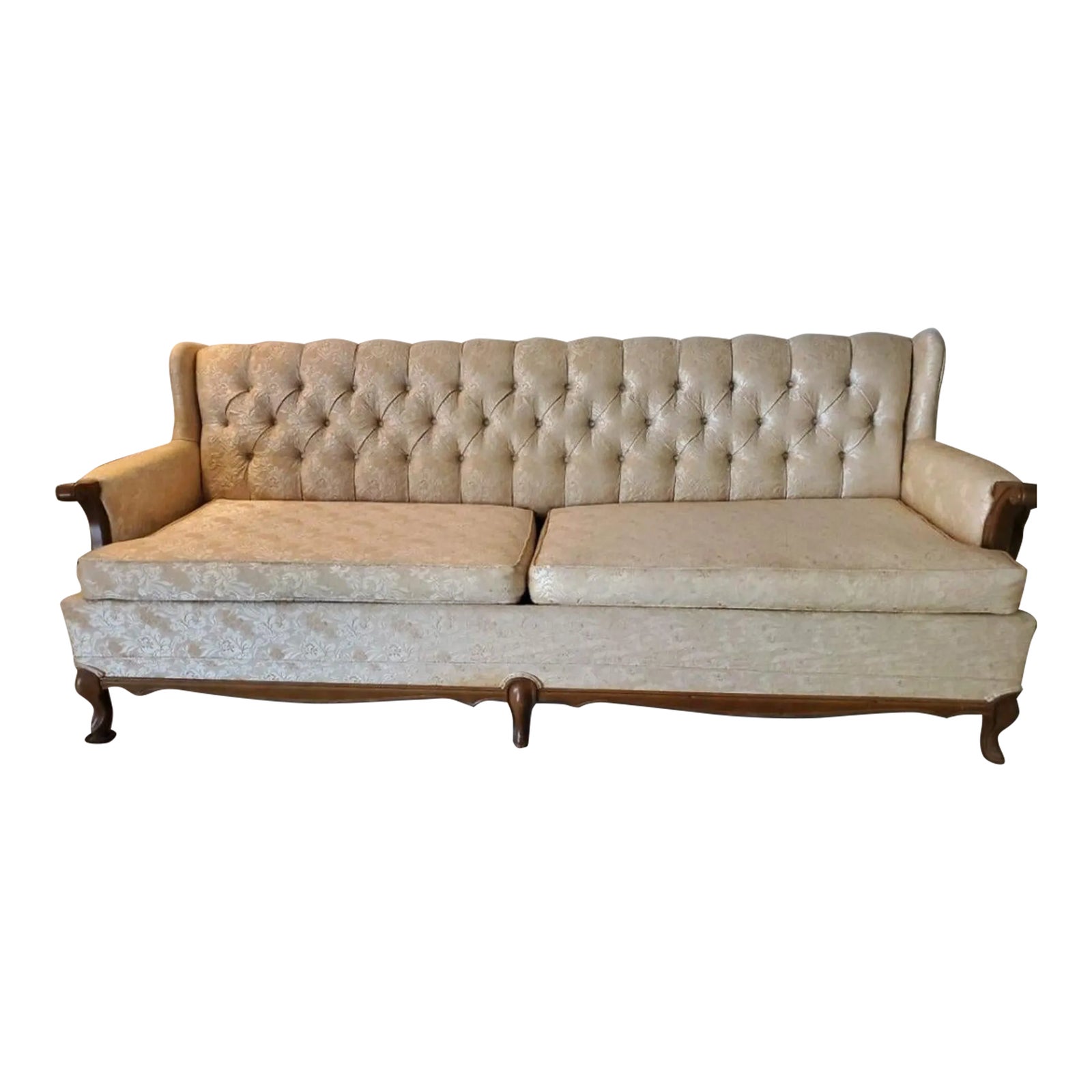 Vintage French Provincial Sofa by Karpen | Chairish