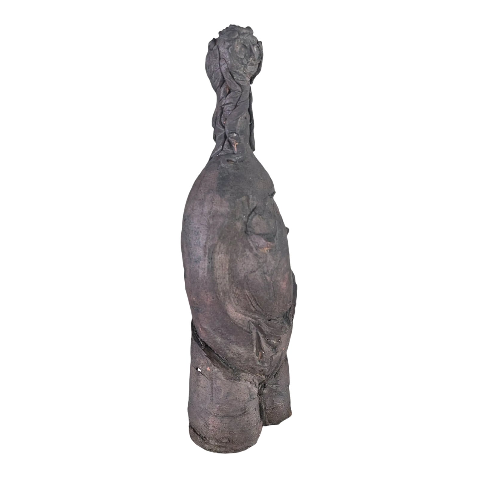 Claude Horan Hawaiian Female Sculpture – Brutalist Mid-Century Modern ...