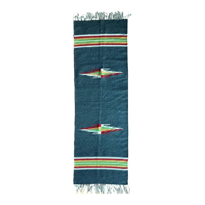 Vintage Chimayo Wool Rug 19" x 64" | Chairish