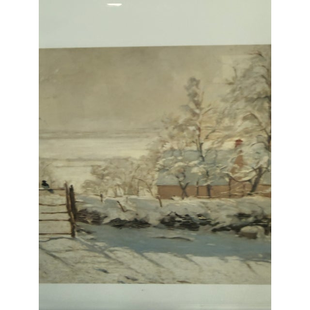 Claude Monet "Adolph in Garden" + "The Magpie" Reproduction Prints, Set ...