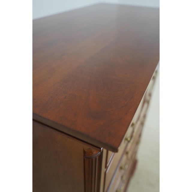 Stickley Chippendale Style Cherry High Chest of Drawers | Chairish