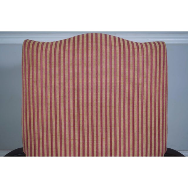 Hickory Chair Upholstered High Back Lolling Chair | Chairish