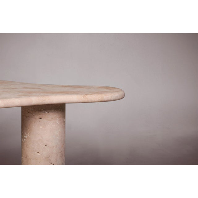 Trio Travertine Coffee Table 48" | Chairish