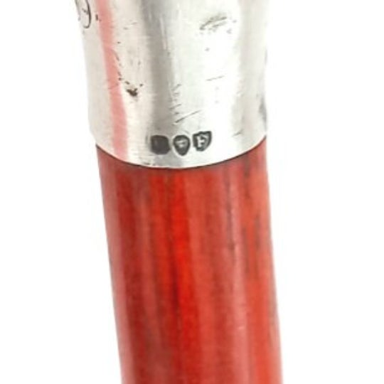 Early 19th Century Sterling Silver Cane Walking Gentleman Cane Handle ...