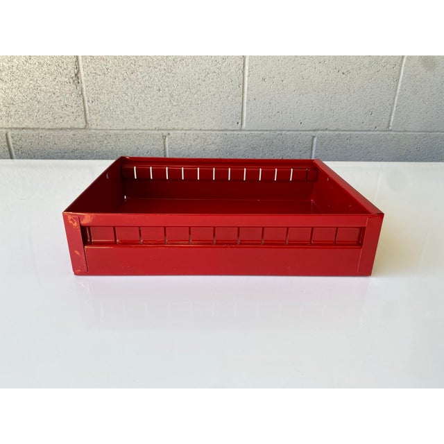 Mid Century Steel Drawer Insert, Repurposed as Organizer / Container ...