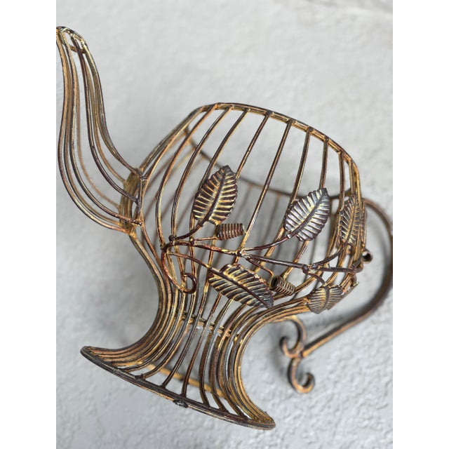 Large Decorative Metal Teapot With Leaf Motifs | Chairish