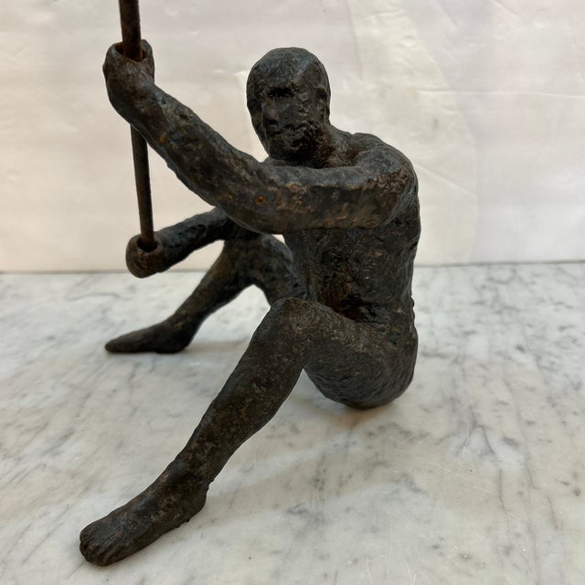 Hand Forged Iron Sculpture | Chairish