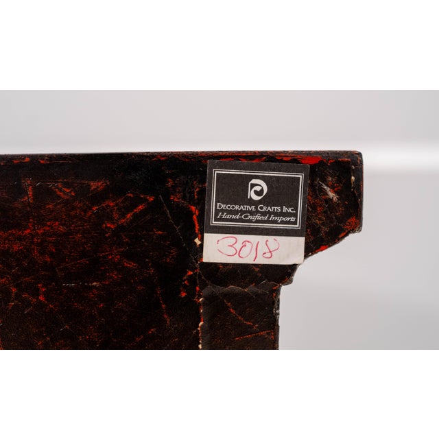 Pair Decorative Crafts Adams Paint Decorated Commodes | Chairish