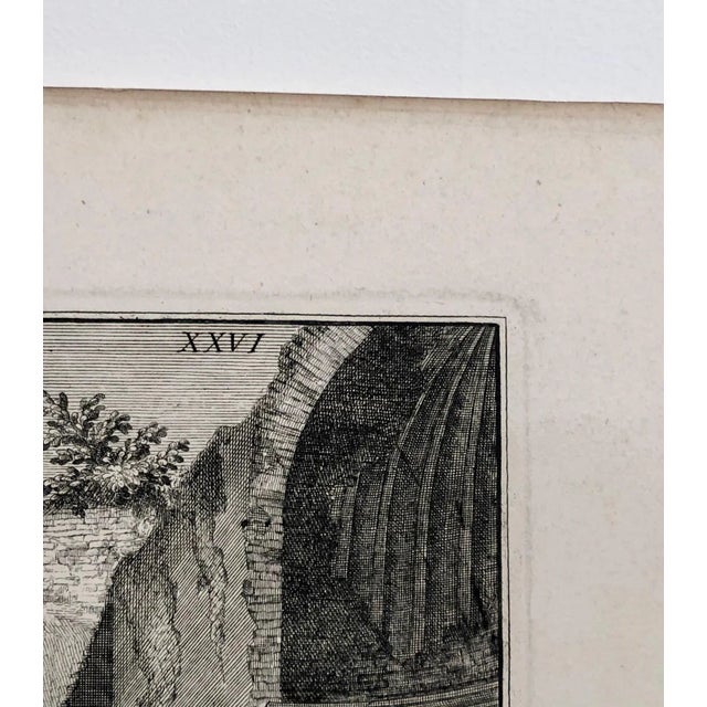 1760 Traditional Print, Piranesi Engraving of "Crypt of Free Men ...