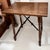 Formations Furniture Iron & Walnut Trestle Console Table | Chairish