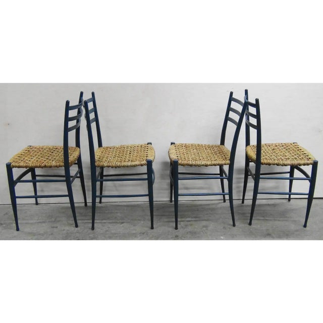 Mid Century Modern Rope Chairs - Set of 4 | Chairish
