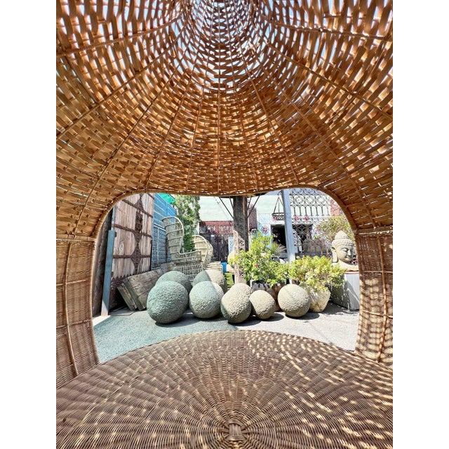 Rattan Weaver Nest Daybed | Chairish